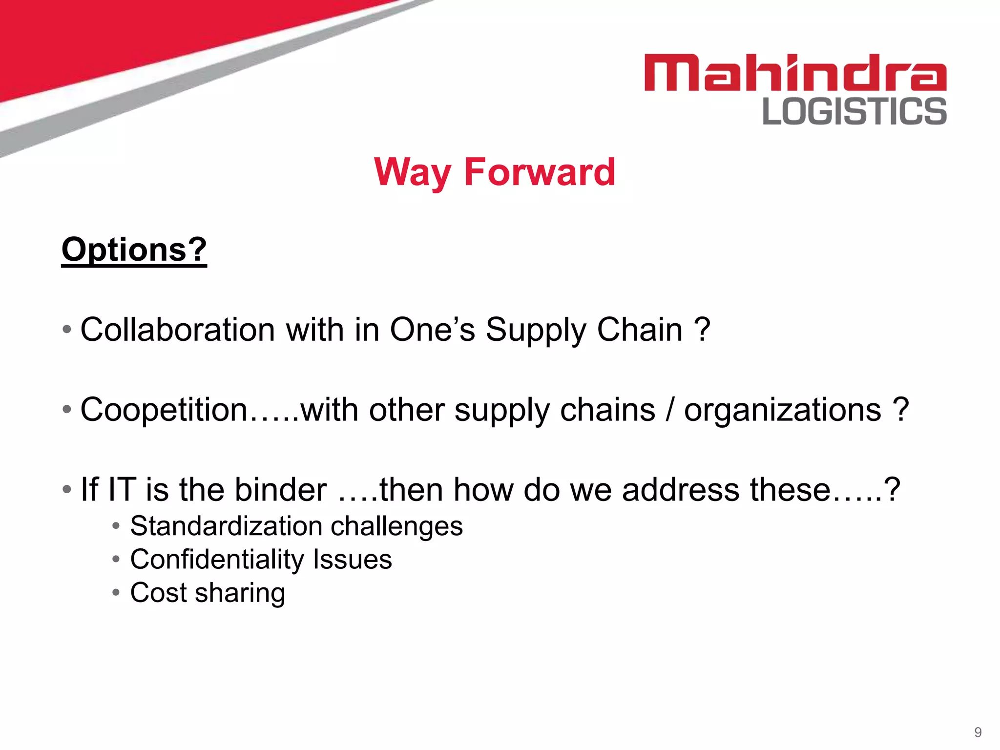 Collaborative Logistics In India & Role of Technology - Ravi Begur ...