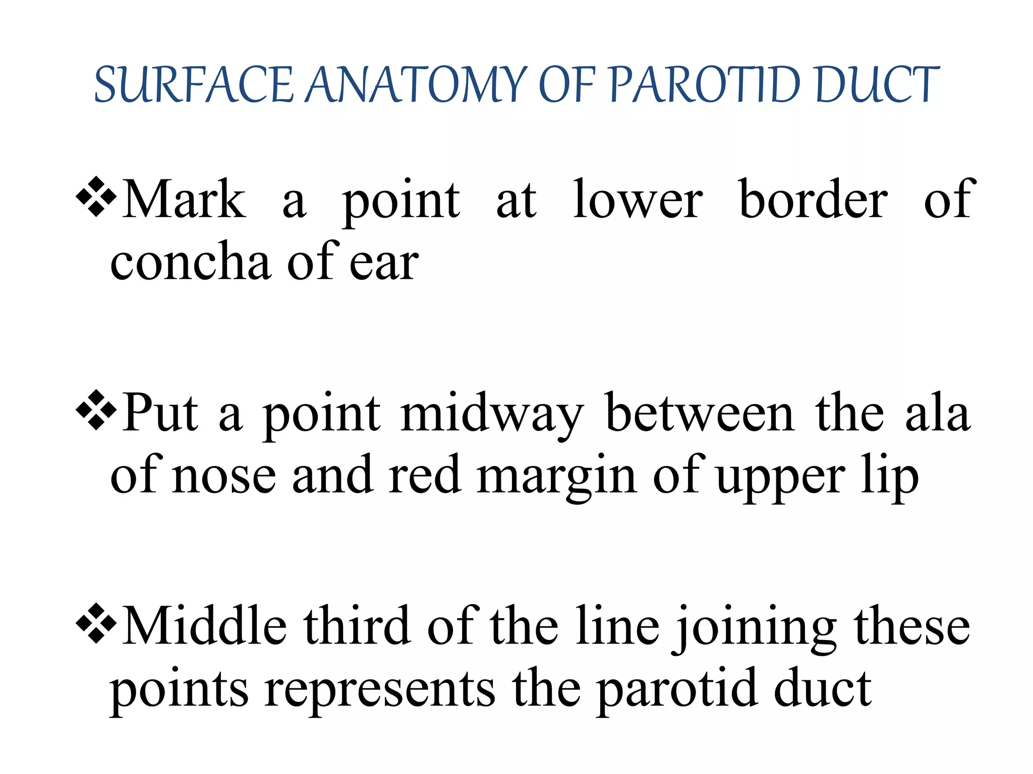 DEVELOPMENT OF PAROTID GLAND | PPTX