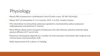POTTASIUM METABOLISM & APPROACH TO HYPERKALEMIA | PPTX