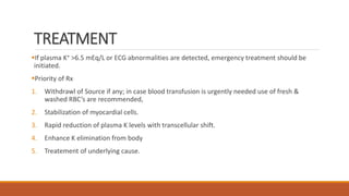 Approach to Hyperkalemia | PPTX
