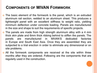 Presentation on MIVAN -- A versatile aluminum formwork construction ...