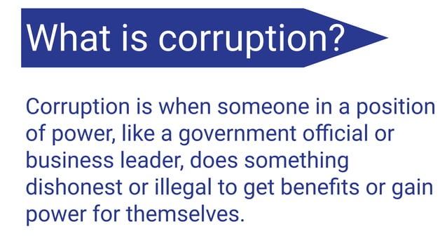 Corruption: meaning, types and it's impacts | PPT