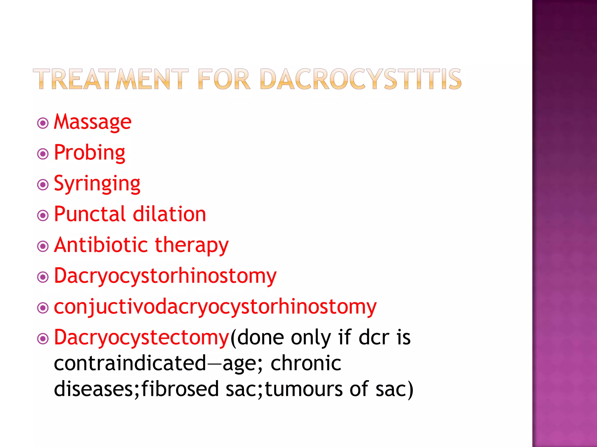 DACROCYSTORHINOSTOMY(D.C.R.)by dr.ravindra | PPTX