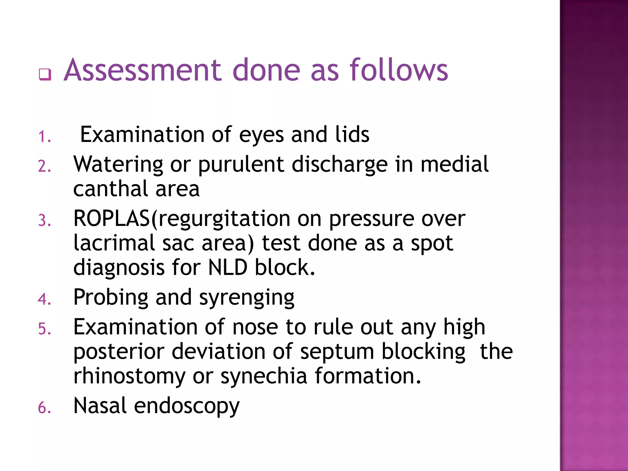 DACROCYSTORHINOSTOMY(D.C.R.)by dr.ravindra | PPTX