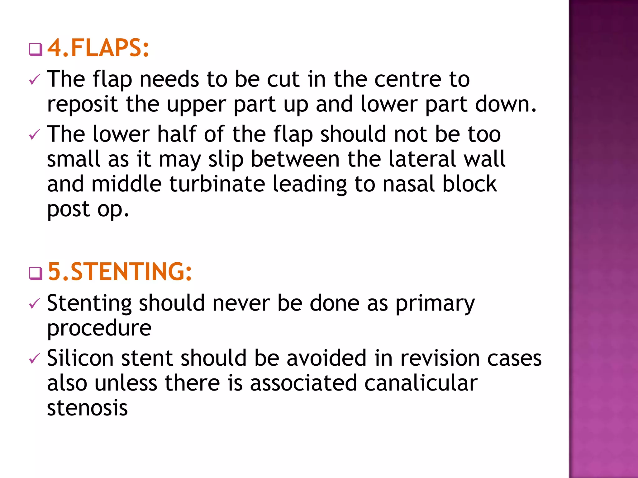 DACROCYSTORHINOSTOMY(D.C.R.)by dr.ravindra | PPTX