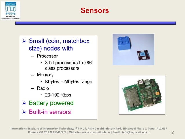 Introduction To Wireless Sensor Networks Wsn Pptx Computer