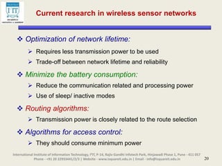Introduction to Wireless Sensor Networks (WSN) | PPTX