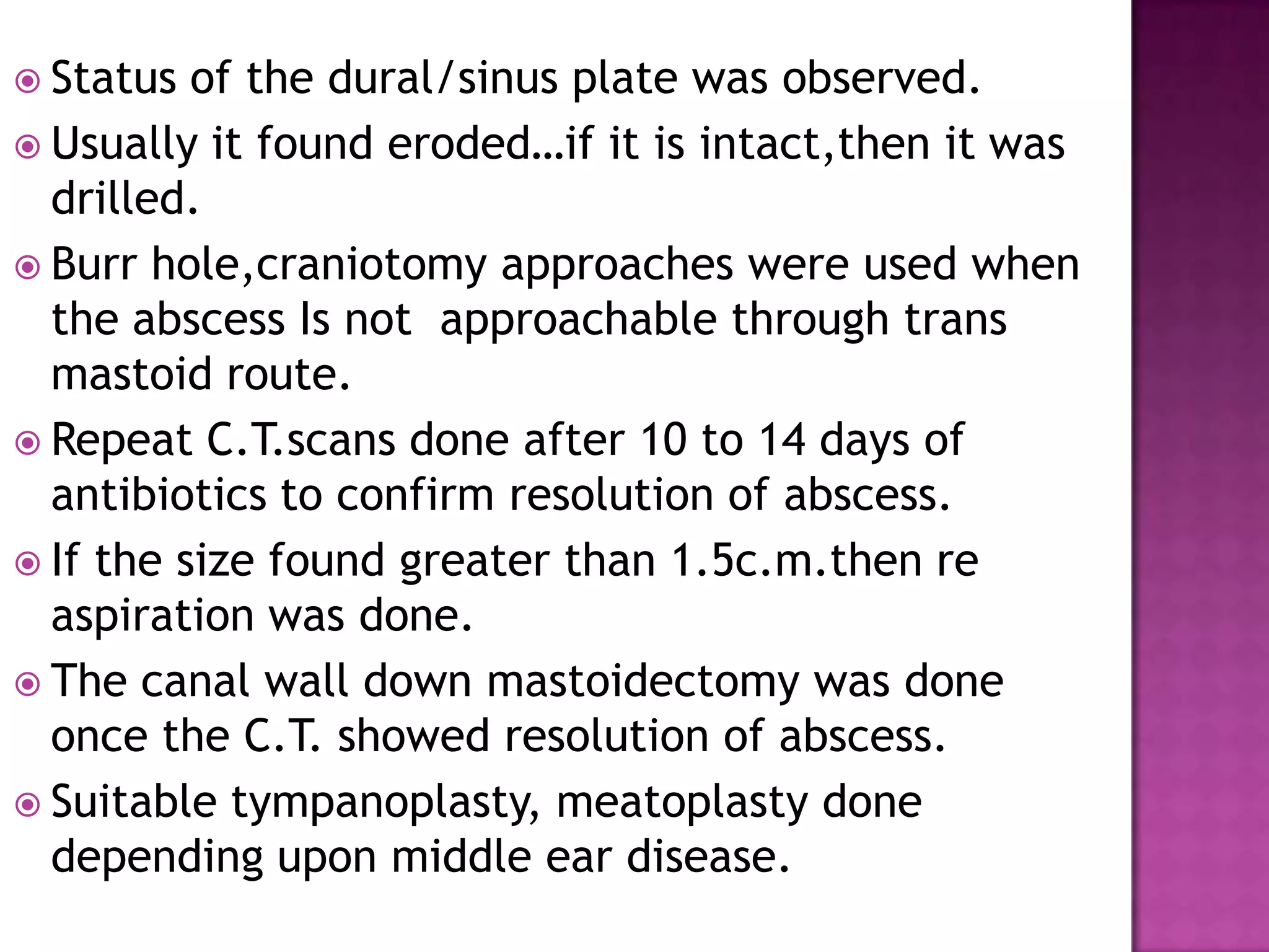OTOGENIC BRAIN ABSCESS by dr.ravindra | PPTX