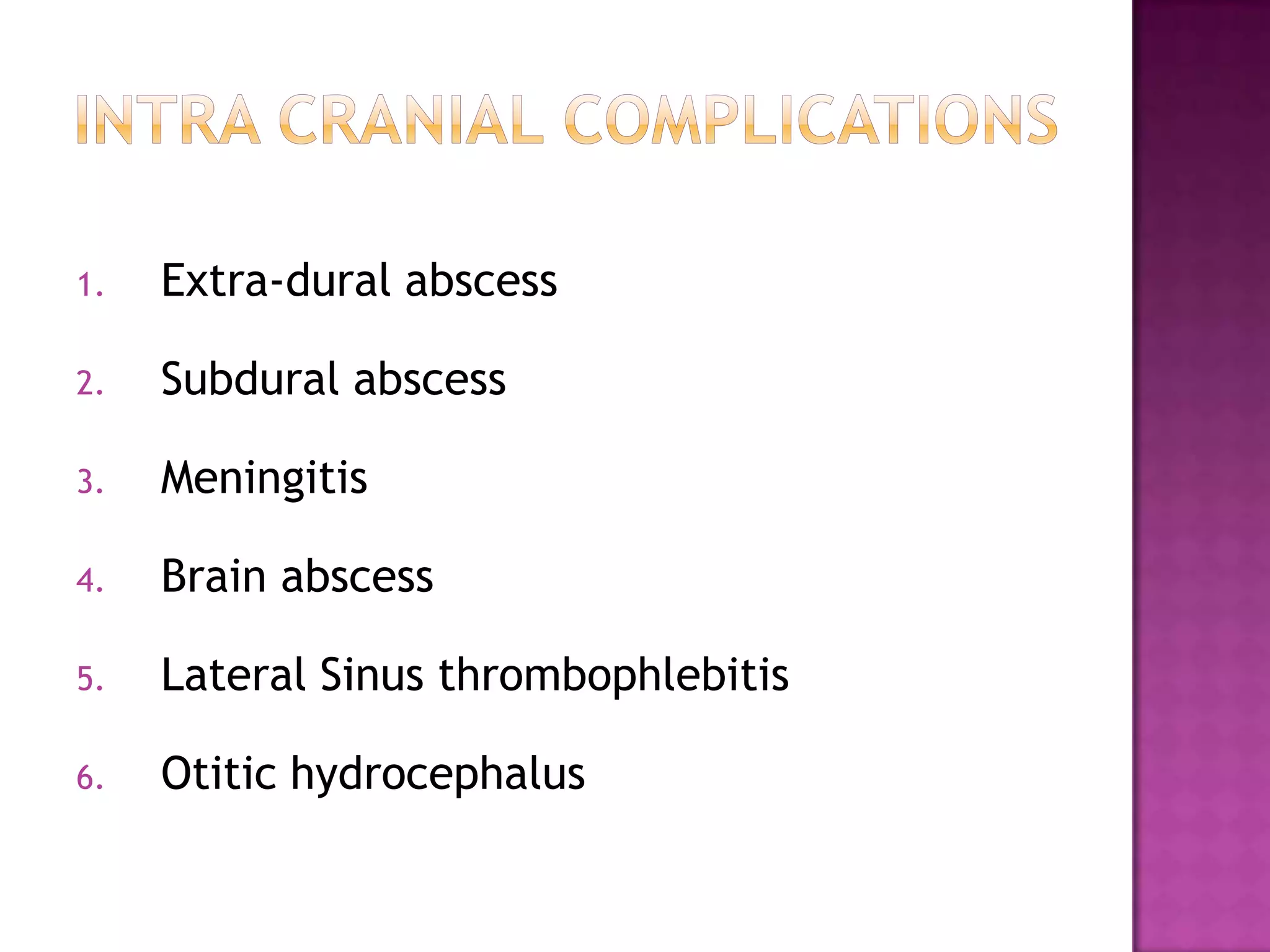 OTOGENIC BRAIN ABSCESS by dr.ravindra | PPTX