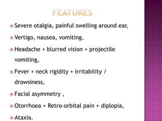 OTOGENIC BRAIN ABSCESS by dr.ravindra | PPTX