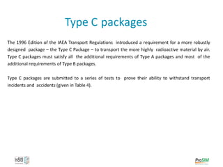 INTEGRITY REQUIREMENTS OF SHIELDING FLASK FOR TRANSPORTATION THROUGH ...