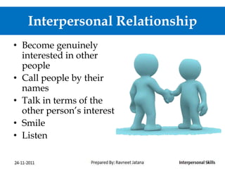 Rav interpersonal skills | PPTX