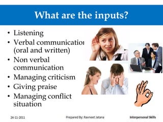 Rav interpersonal skills | PPTX