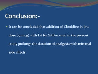 comparative evaluation of effects of different doses of intrathecal ...
