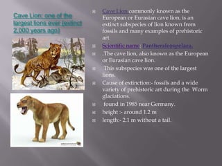 extinct animal and birds | PPTX