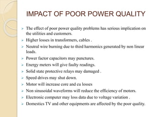 POWER QUALITY IMPROVEMENT | PPTX