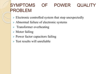 POWER QUALITY IMPROVEMENT | PPTX