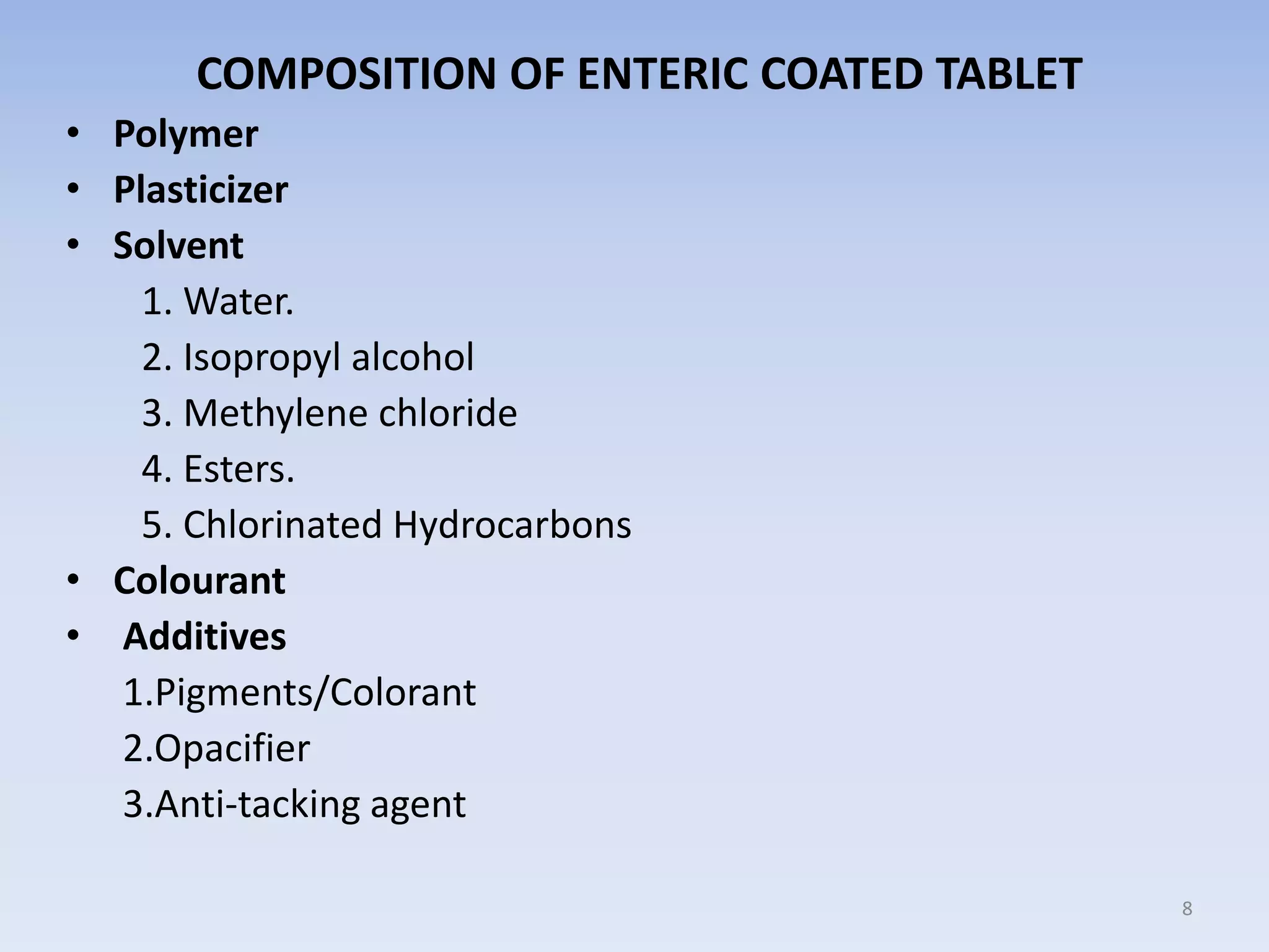 Formulation and Evaluation of Enteric Coated Tablet of Rabeprazole ...