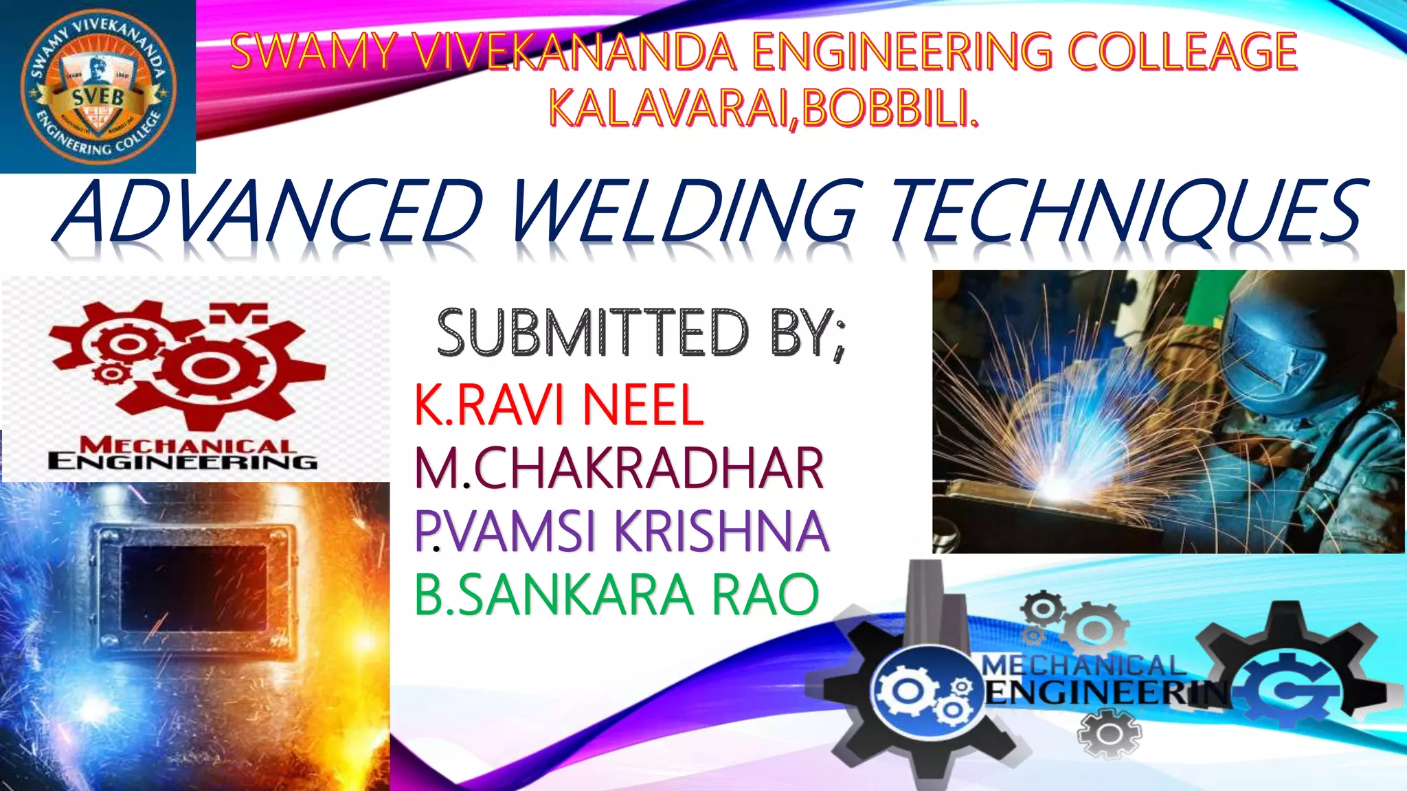 ADVANCED WELDING PROCESS | PPTX