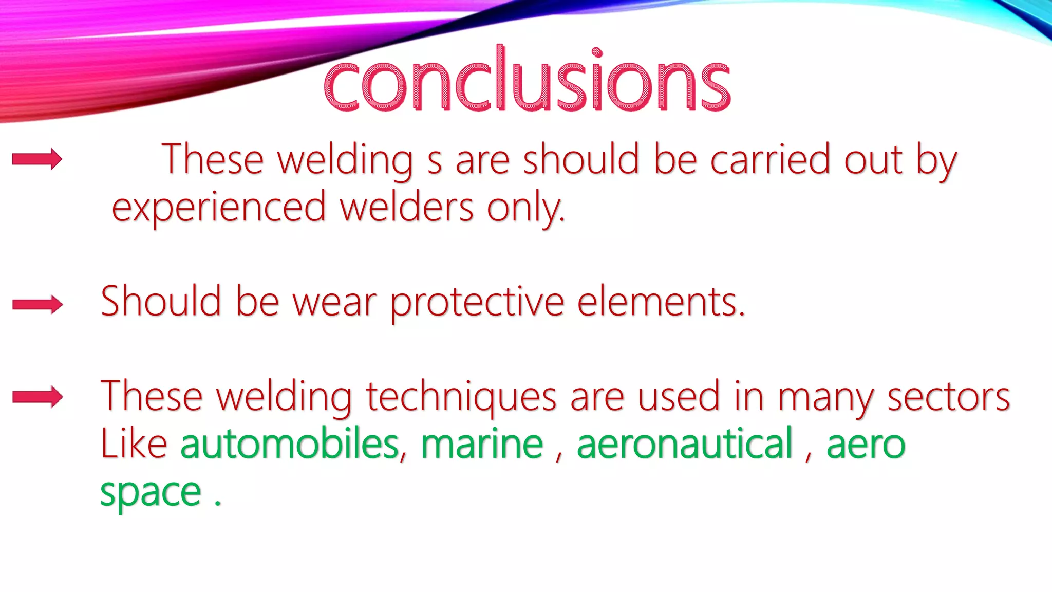 ADVANCED WELDING PROCESS | PPTX