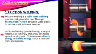 ADVANCED WELDING PROCESS | PPTX