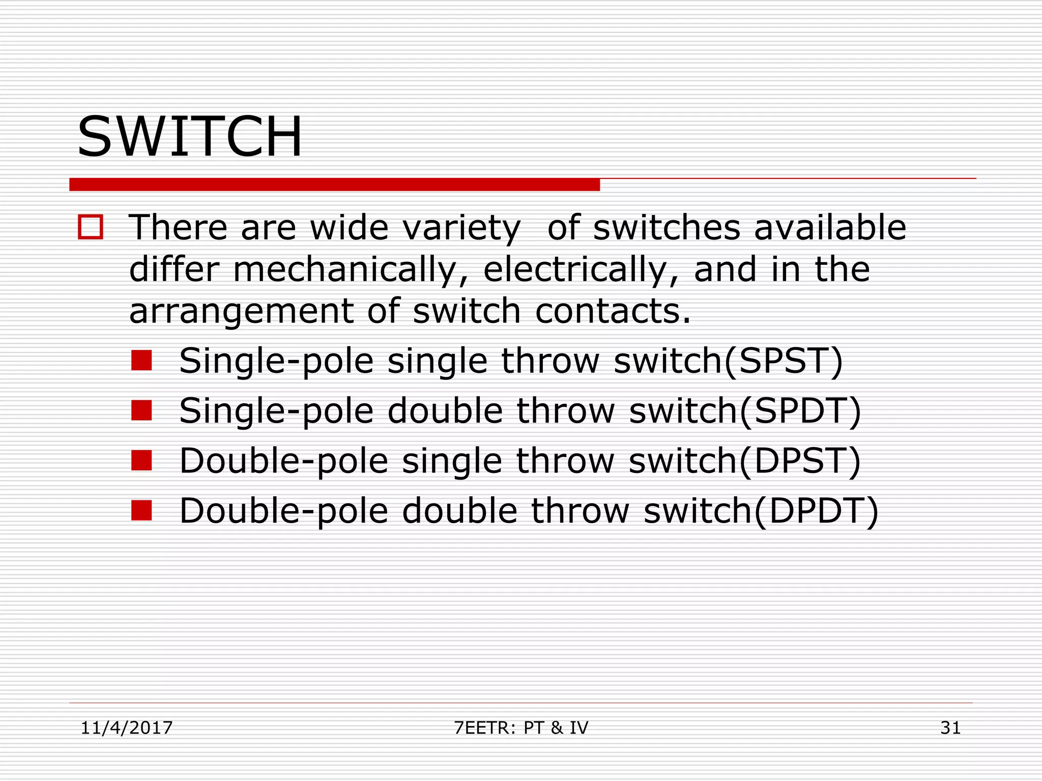 SWITCHGEAR | PPTX