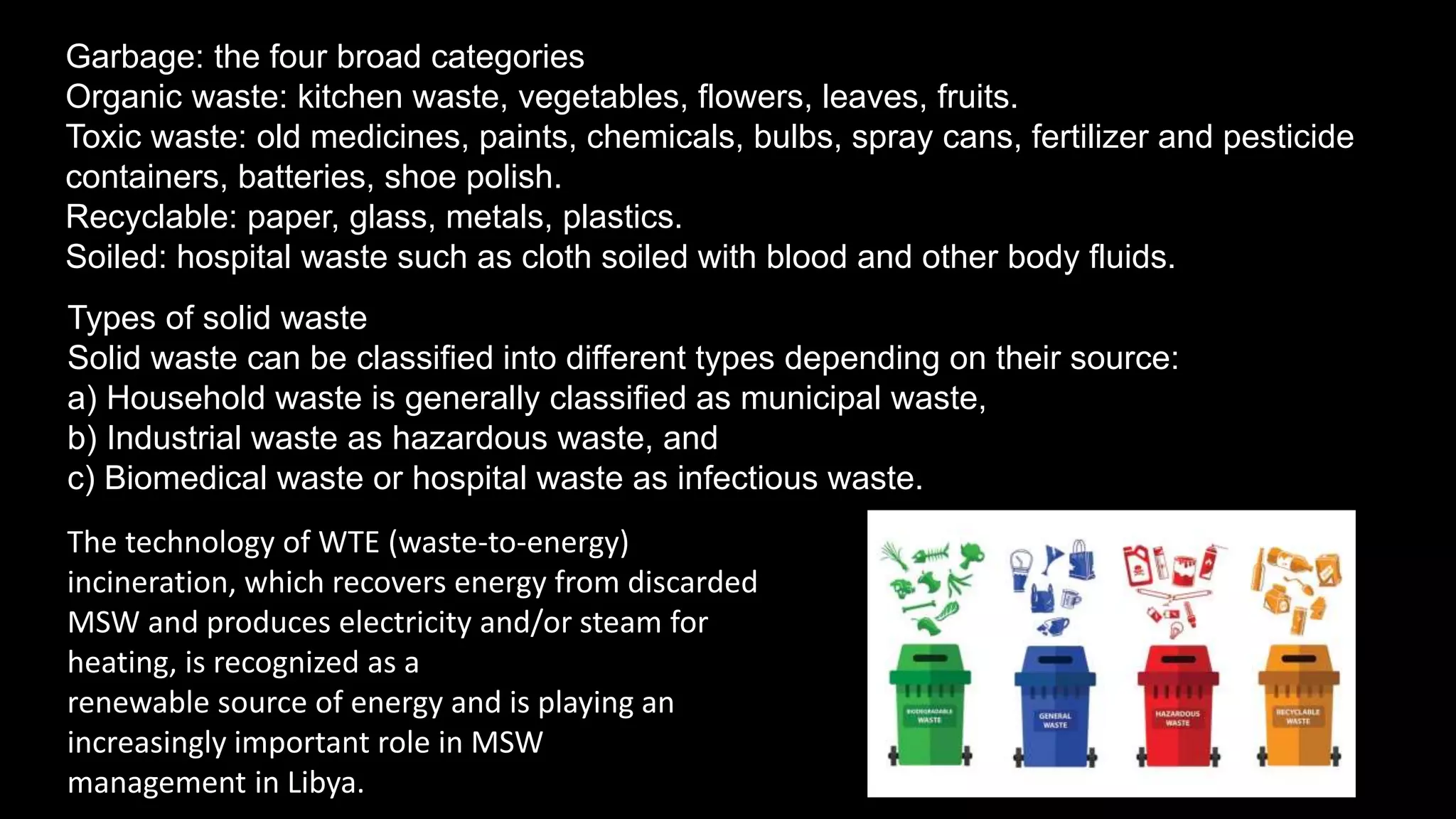 Energy sources of garbage | PPT | Free Download
