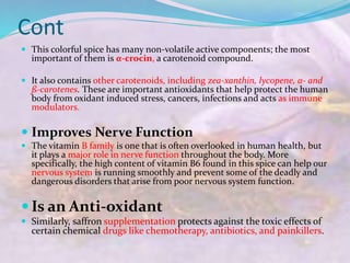 Role of spices in human health | PPTX