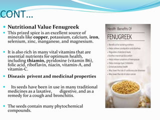 Role of spices in human health | PPT