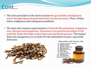 Role of spices in human health | PPT