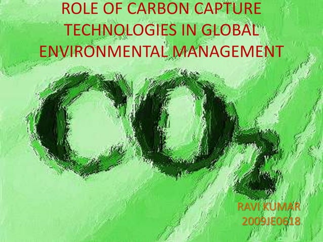 Carbon Capture and Storage | PPTX | Power and Energy Industry | Industries