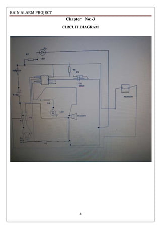 report on rain alarm project | PDF