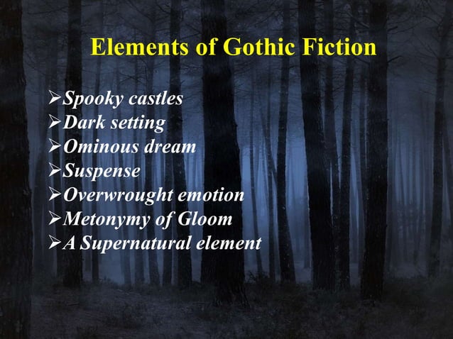 Frankenstein as a Gothic Fiction | PPTX