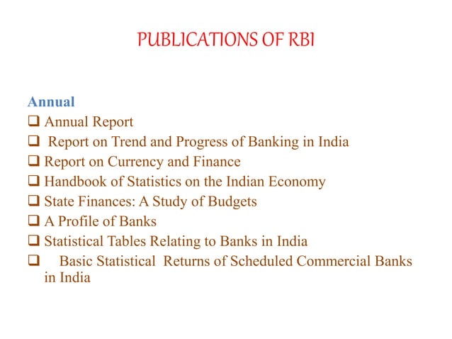 RBI AND FUNCTIONS | PPTX