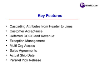 R12 New Features In Order Management | PPT