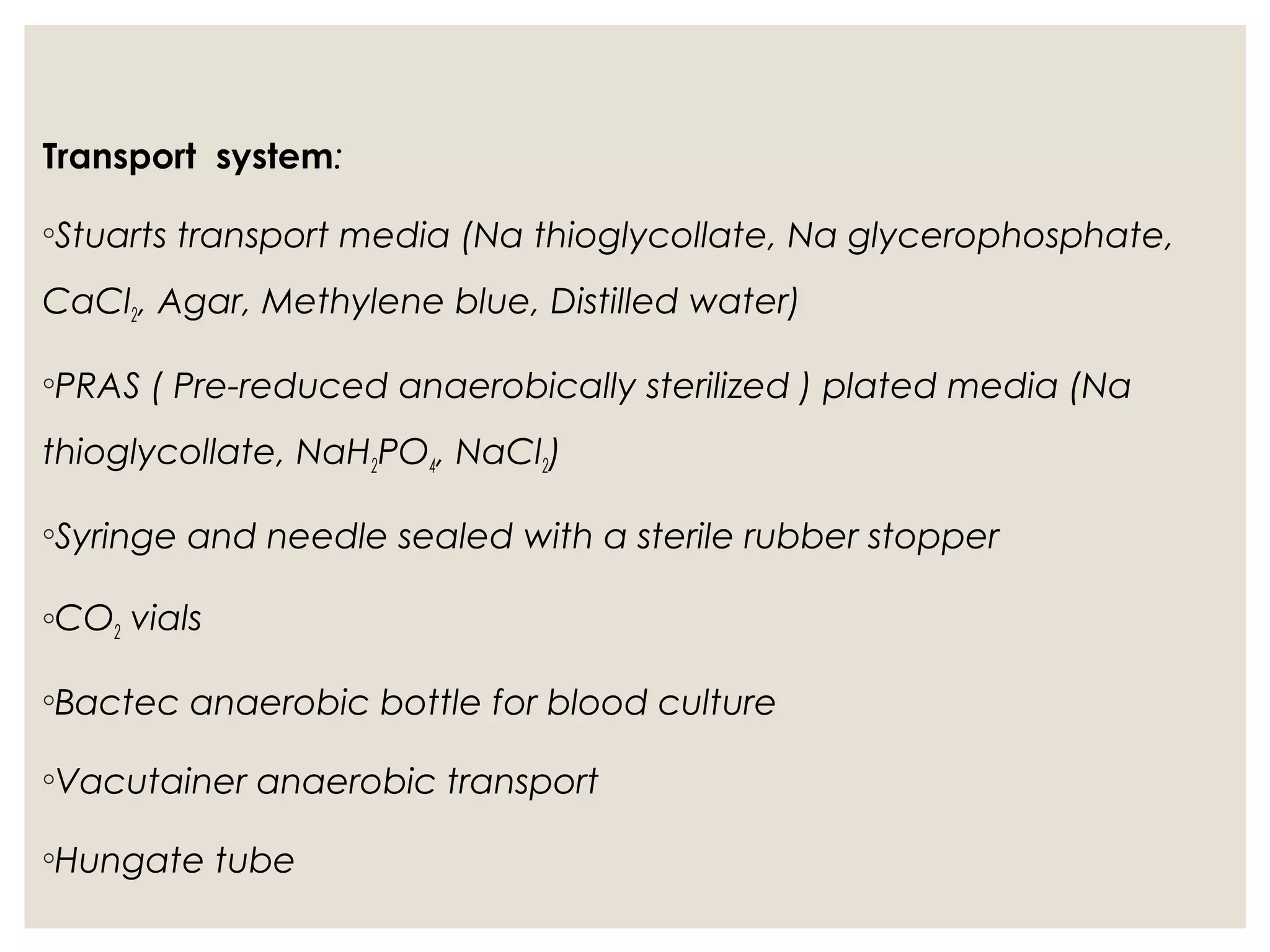 anaerobic infection ppt. | PPT