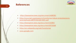 Failure and repair of transformer.pptx
