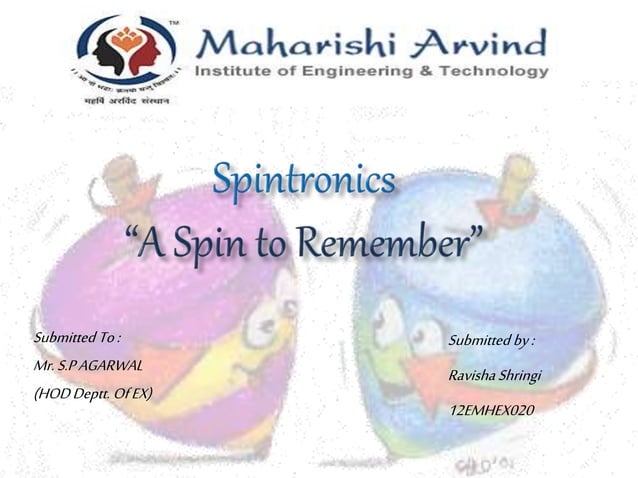 Spintronics presentation | PPT