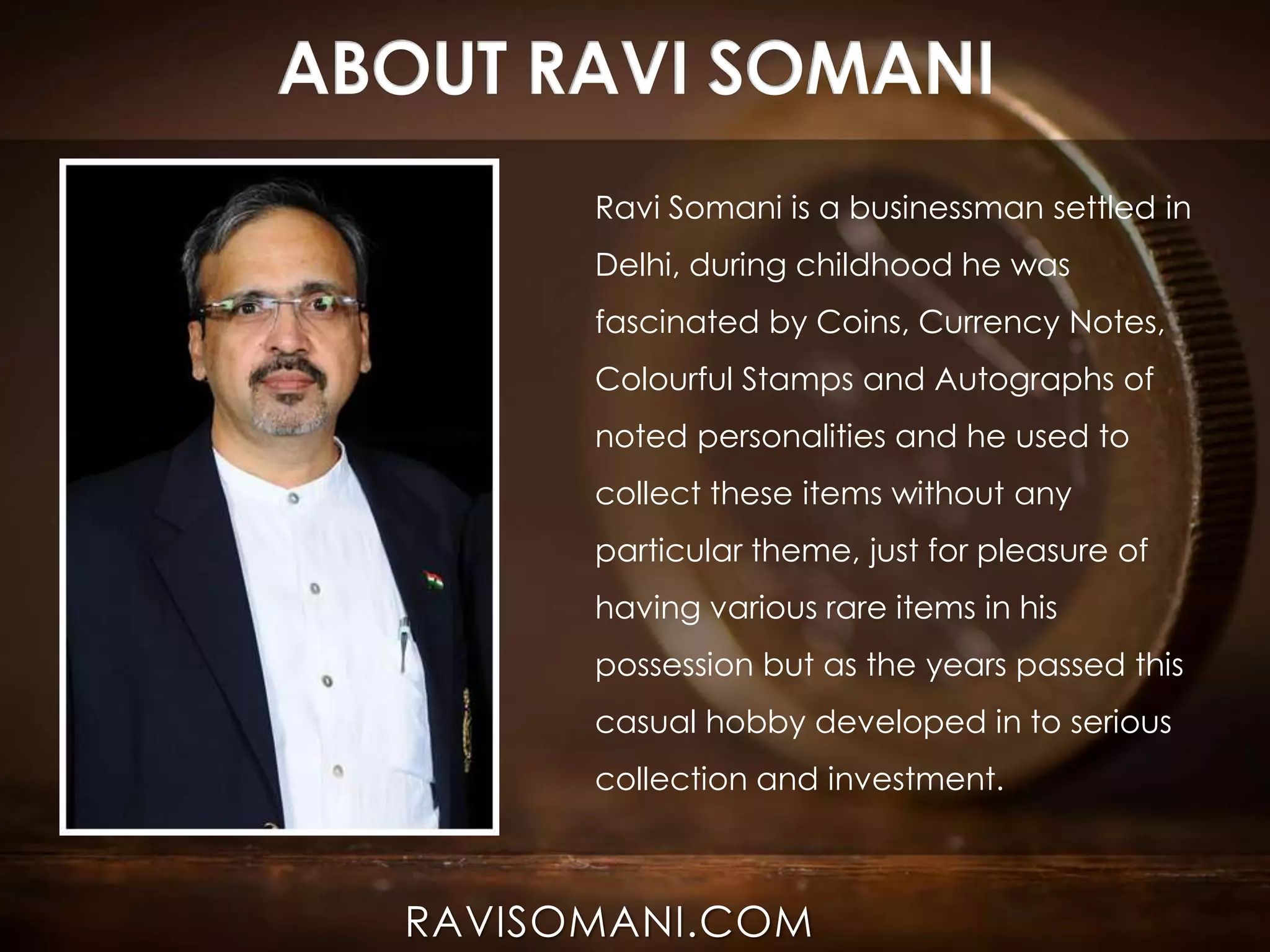 Ravi Somani Delhi in coins collection | PPTX