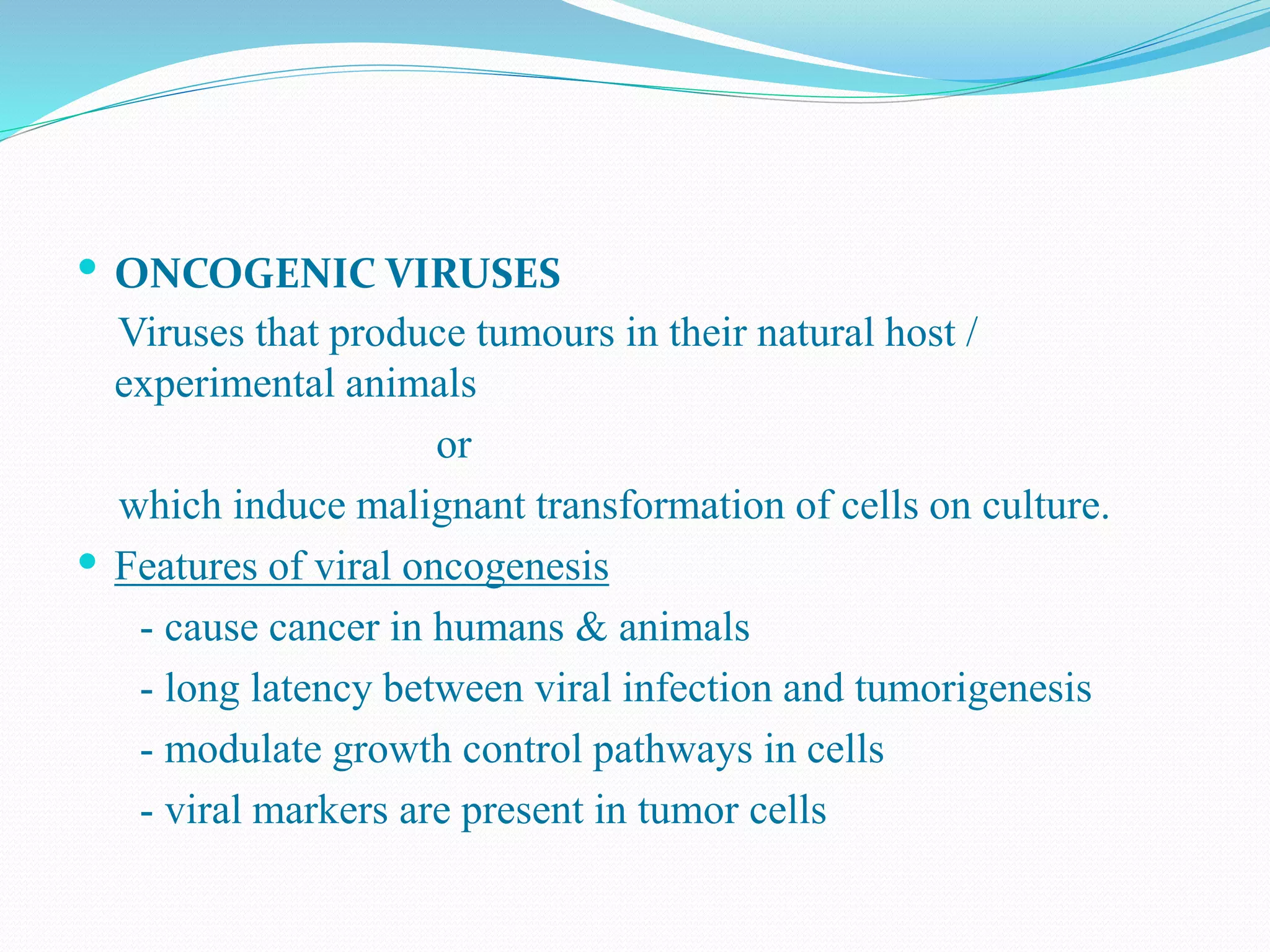 oncogenic viruses ppt. | PPTX