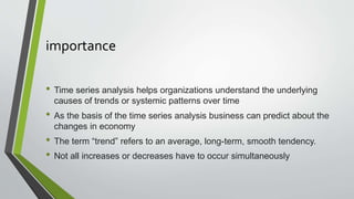 TRend analysis os time series data .pptx
