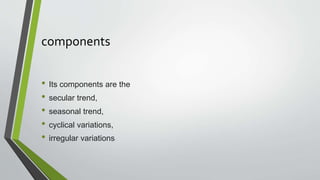 TRend analysis os time series data .pptx