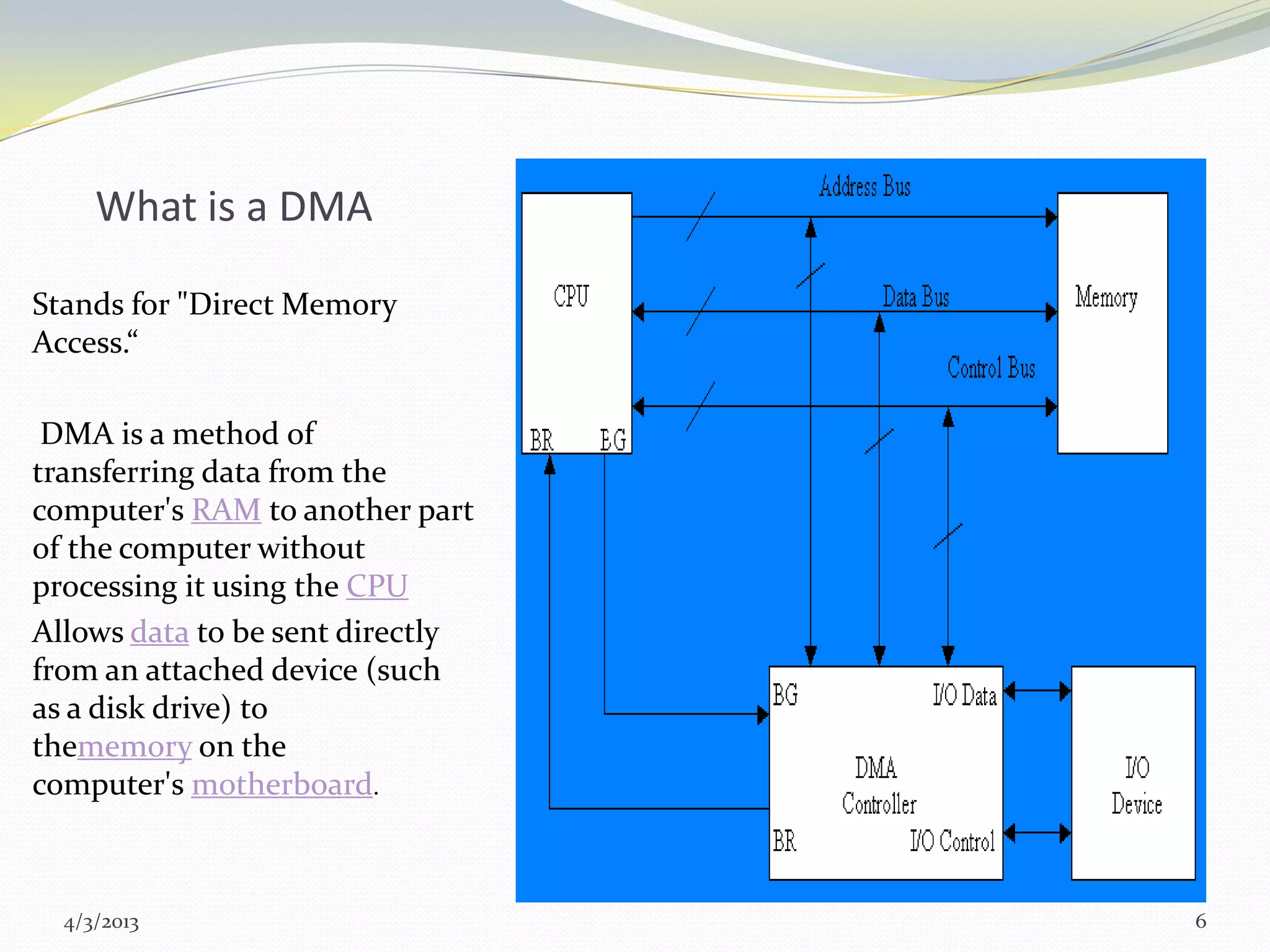 Design and Implementation of an Advanced DMA Controller on AMBA-Based SoC | PPTX