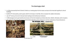 Urban Design:of washington DC,River front development | PPTX