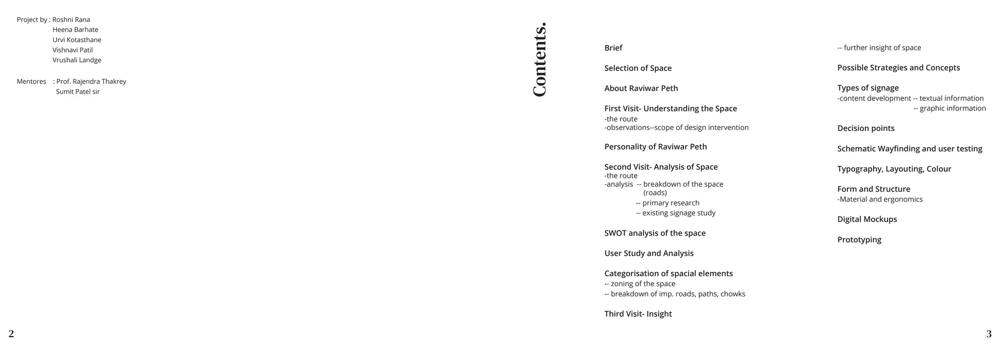 Raviwar peth wayfinding | PDF