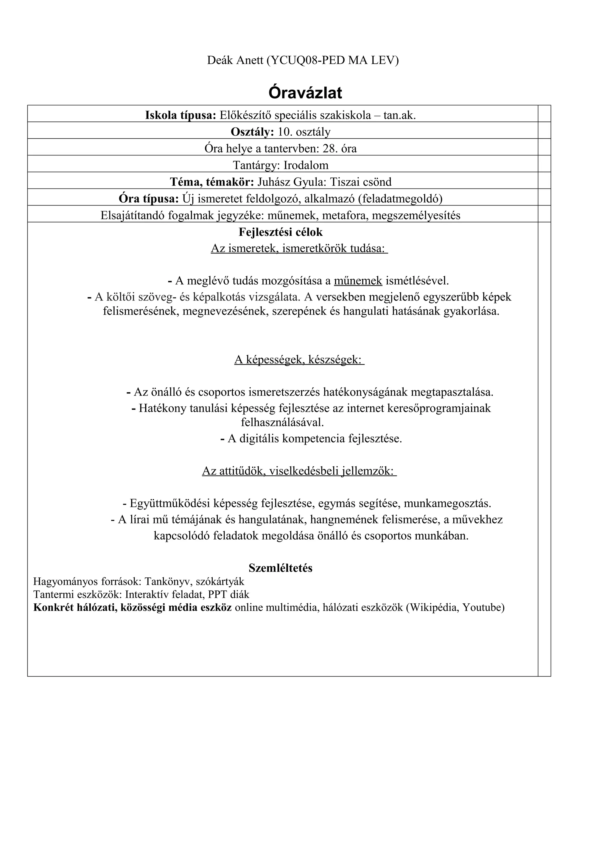 óRavázlat végleges deák anett | DOC