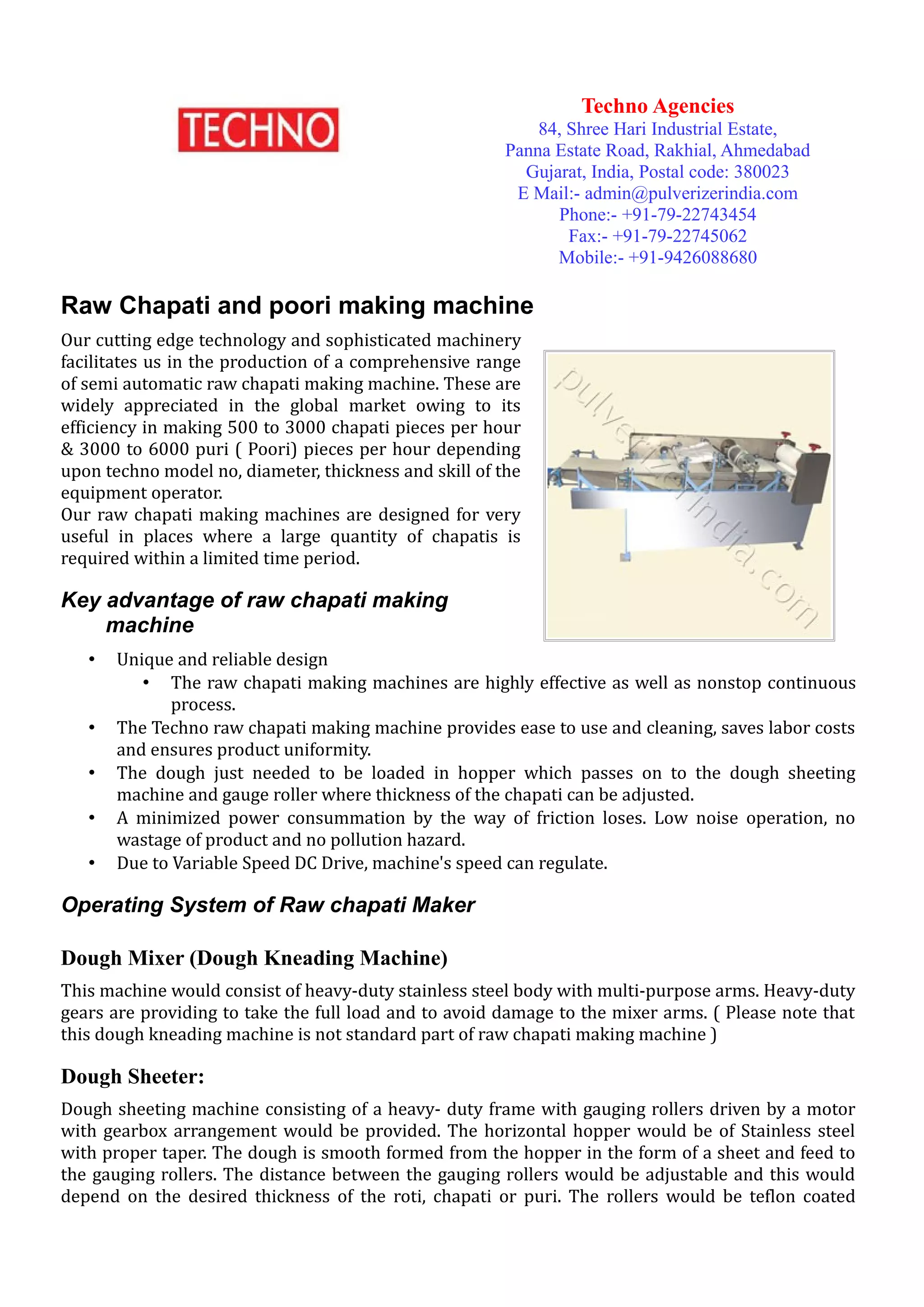 Raw chapati-making-machine | PDF
