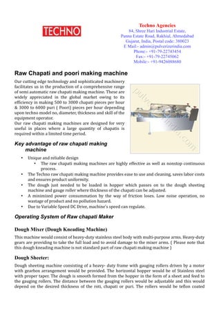 Raw chapati-making-machine | PDF