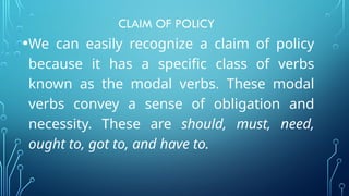 Reading and Writing Skills -CLAIM-OF-POLICY.pptx