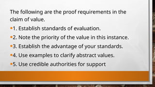 Reading and Writing RAW-CLAIM-OF-VALUE.pptx